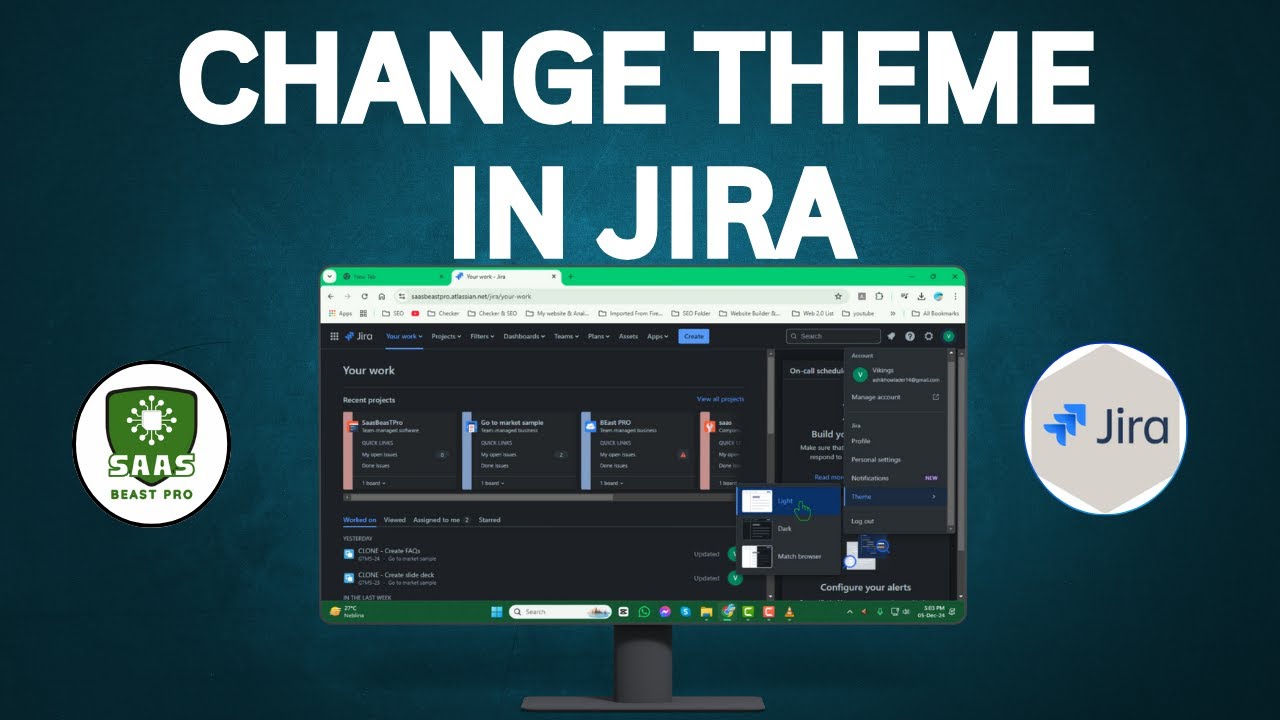 How to Change Theme in Jira - YouTube
