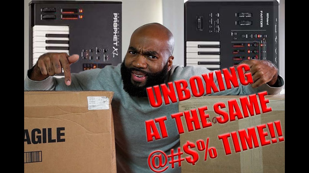 Unboxing the Prophet XL and the Roland Fantom at the Same @#% Time ...