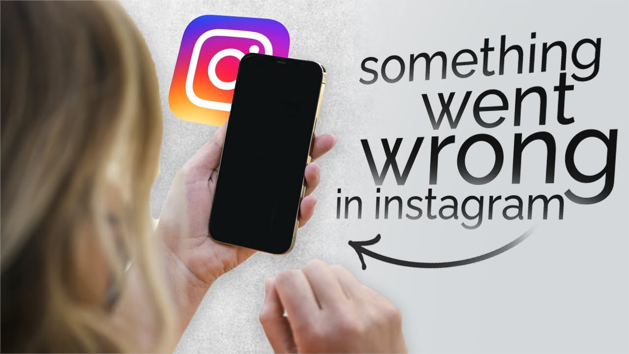 How to Fix Something Went Wrong Instagram iPhone (tutorial) - YouTube