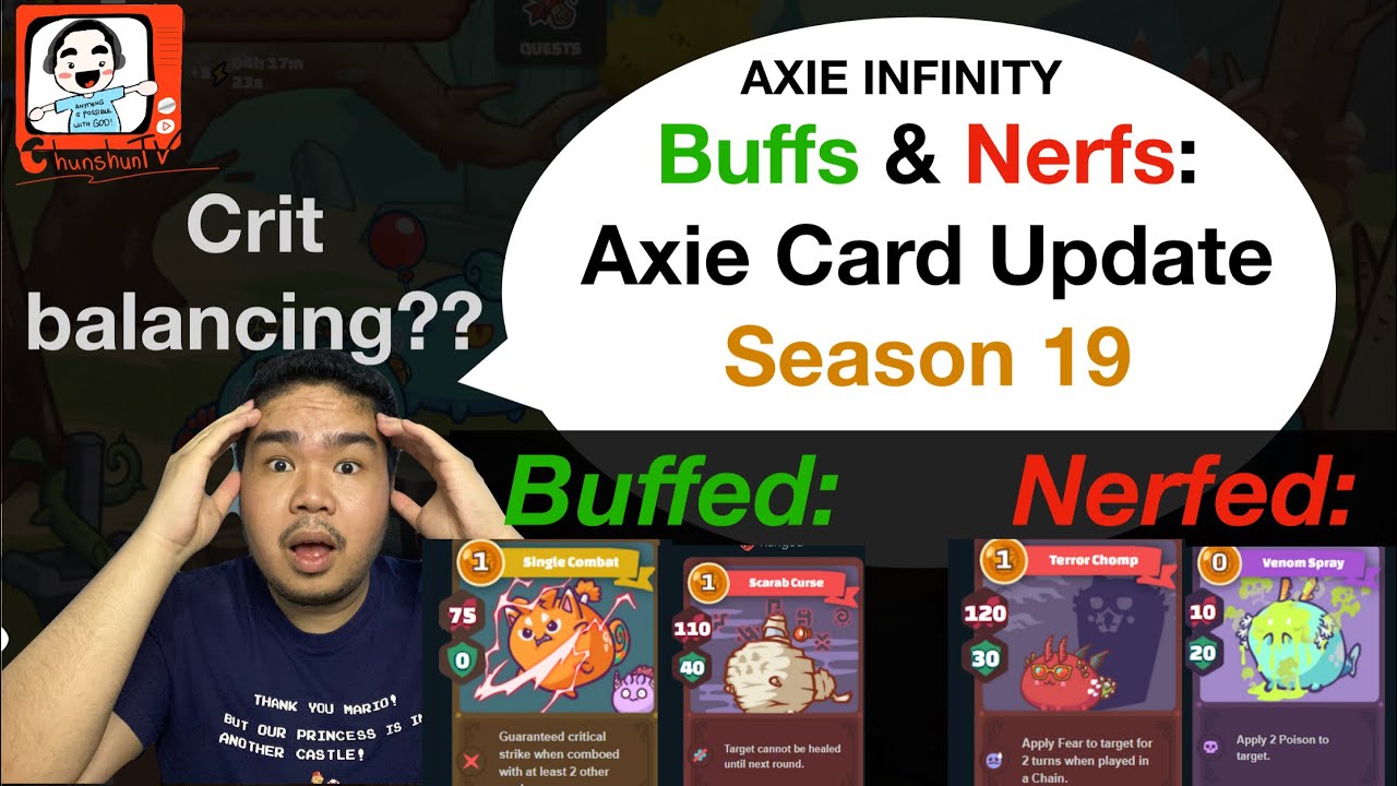 Axie Card Buff & Nerf Season 19 update | Critical Balancing? (TAGALOG ...