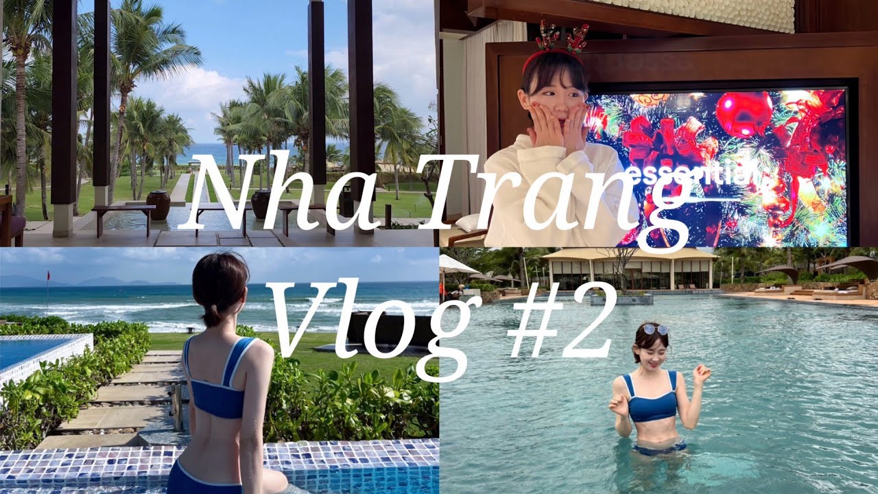 Vlog 나트랑 자유여행 브이로그 🧡 퓨전리조트와 맛집들 Ep2 나트랑여행 퓨전리조트 서울이발관 나트랑 맛집