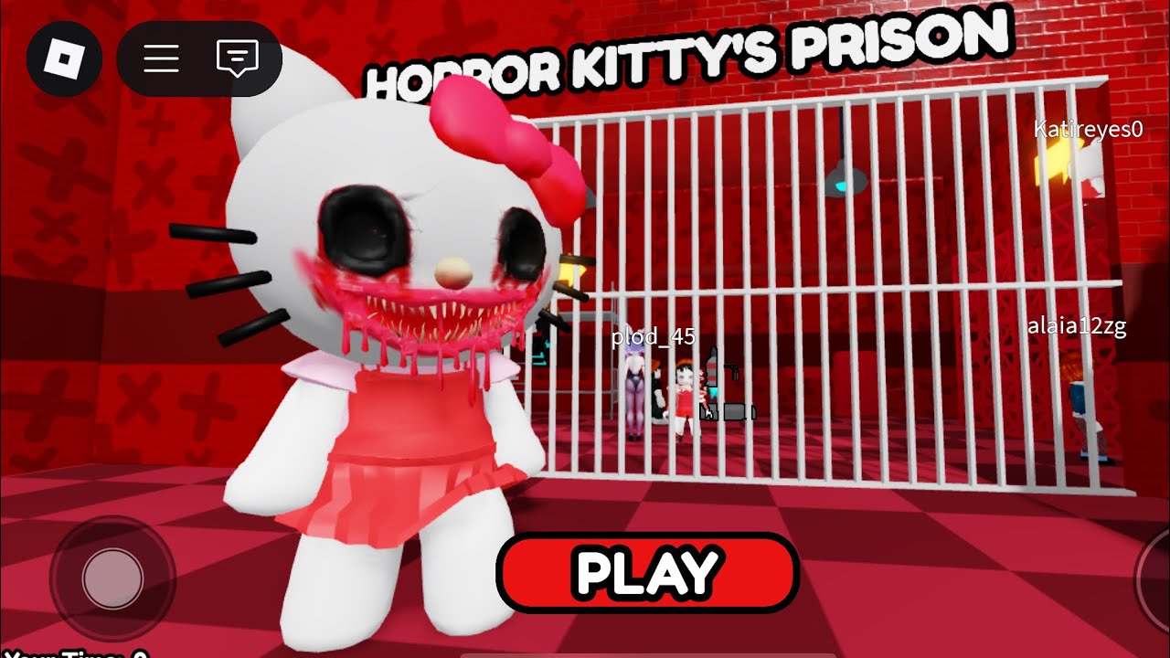 Horror Kitty’s Prison Run! #barrysprisonrun - YouTube