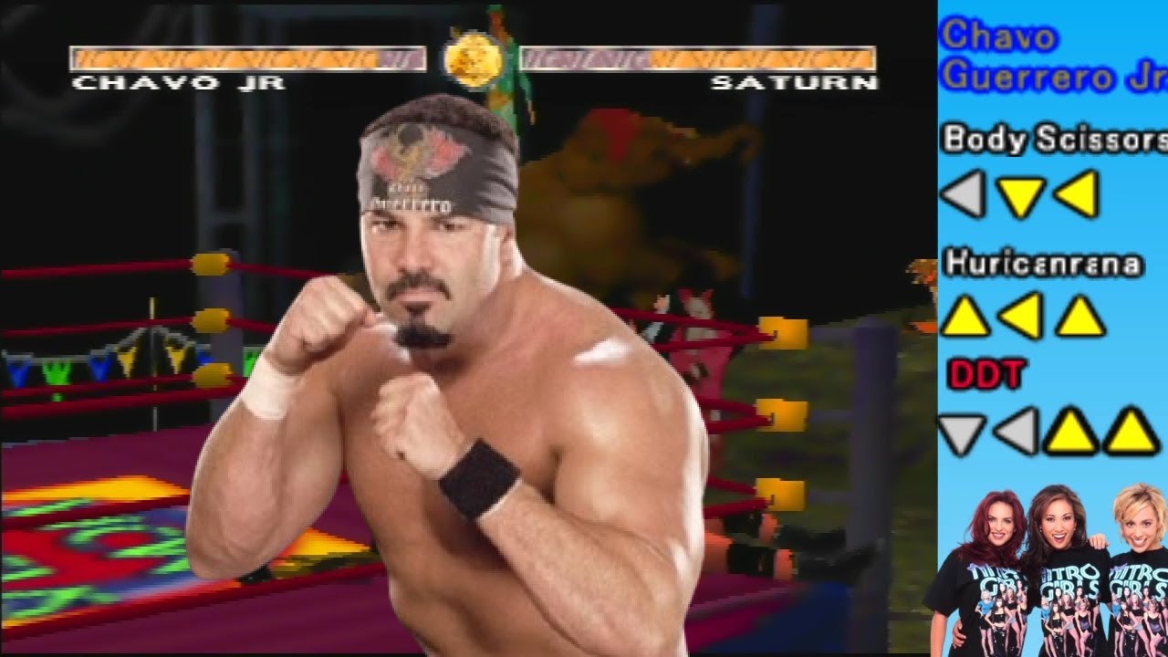 WCW Nitro N64 - Chavo Guerrero Jr - Playthrough - Tournament - YouTube