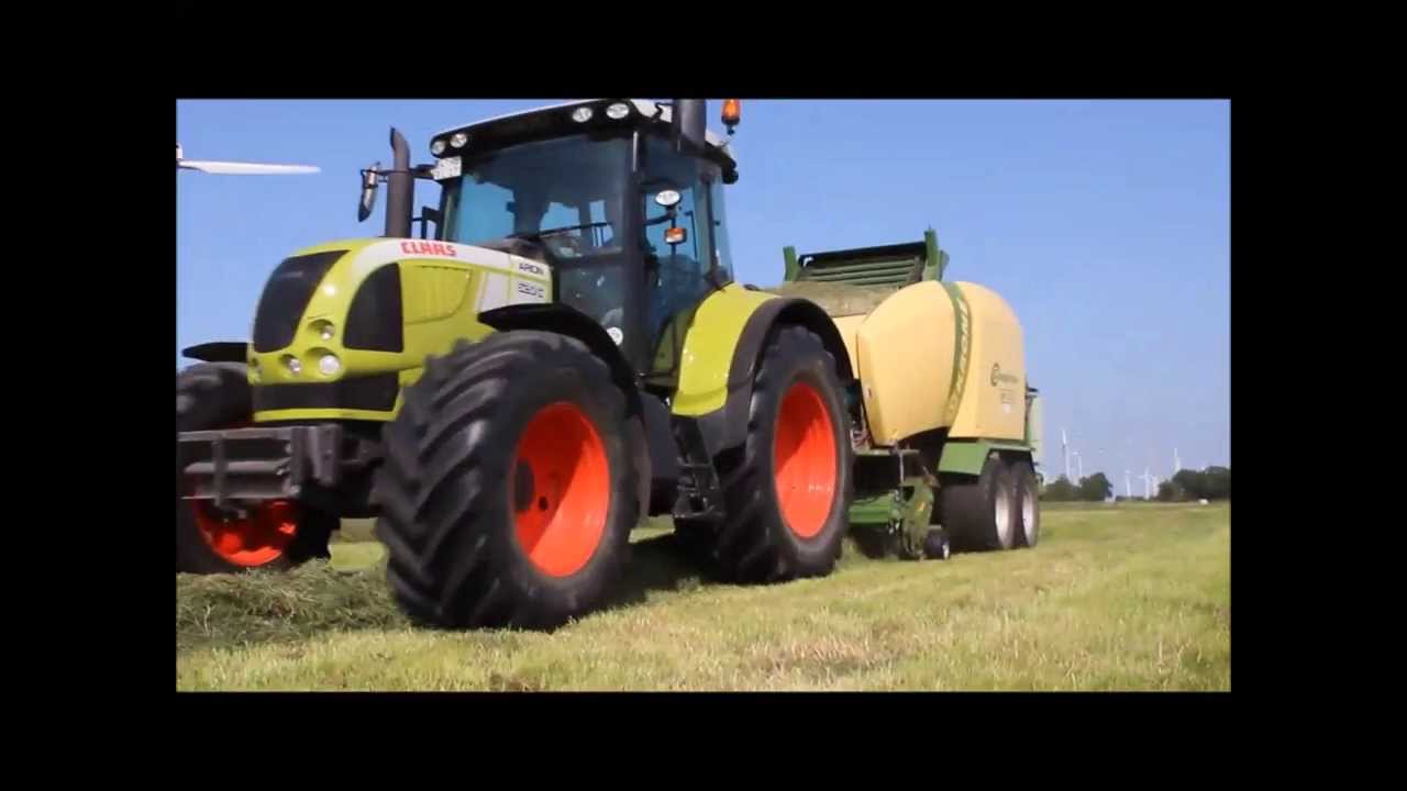 [HD] Claas Arion 620C + Krone Comprima CF 155 XC || Heu pressen - YouTube