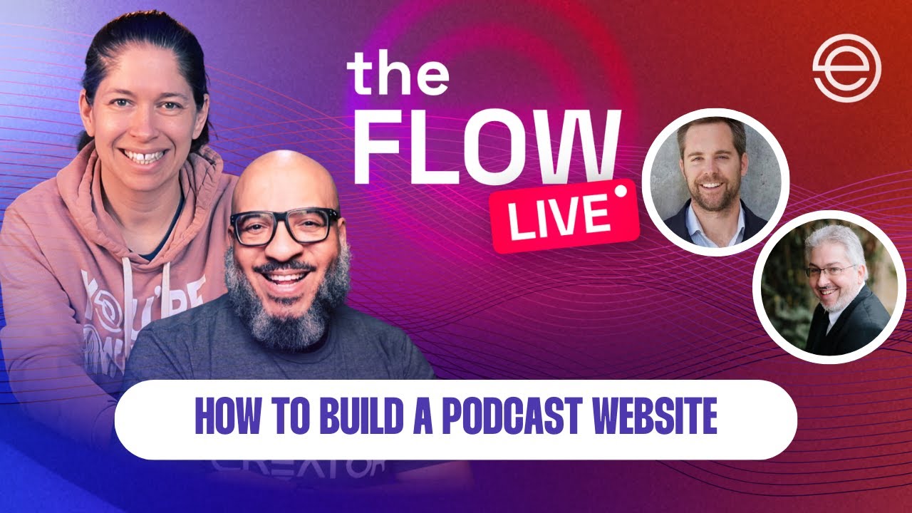 How to Build a Podcast Website with Podpage | The Flow LIVE - YouTube