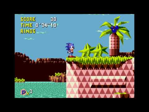 Sonic CD Prototype v0.02 - Palmtree Panic Past (Salad Plain Past) OST [Little Low Pitch] - YouTube