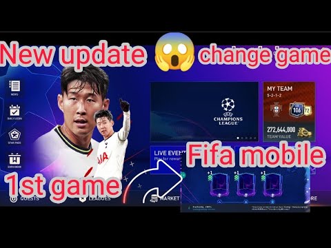 Fifa mobile!! New update Change game||1st game in new update 😱🤯@fifa ...