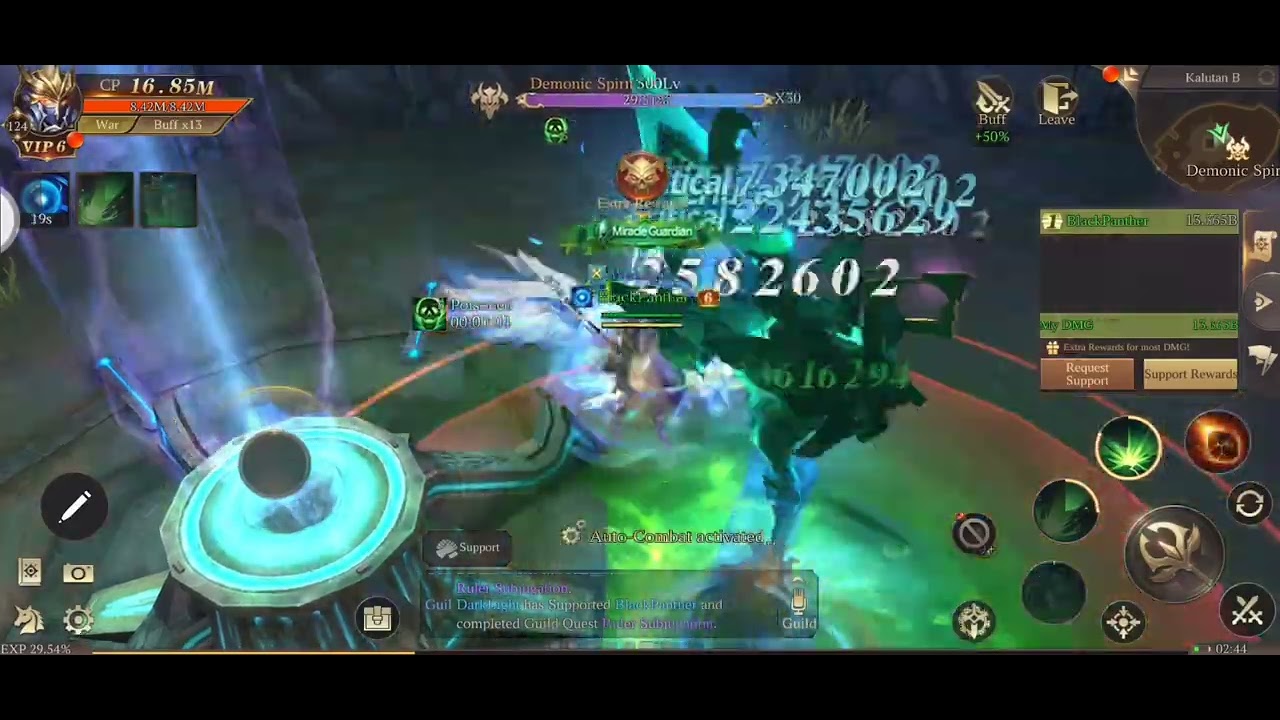 MU Dark Epoch Demonic Spirit Lvl500 World Boss - YouTube