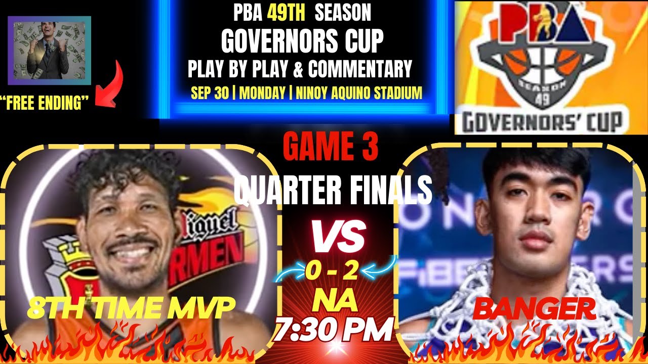 🏀LIVE PBA GAME 3| SAN MIGUEL V CONVERGE PBA PLAYOFFS | 2024 GOVERNORS CUP LIVE COMMENTARY - YouTube