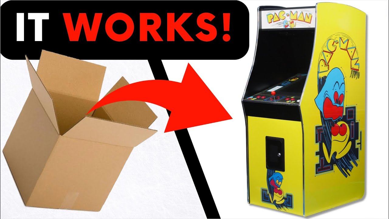 Cardboard Arcade Machine