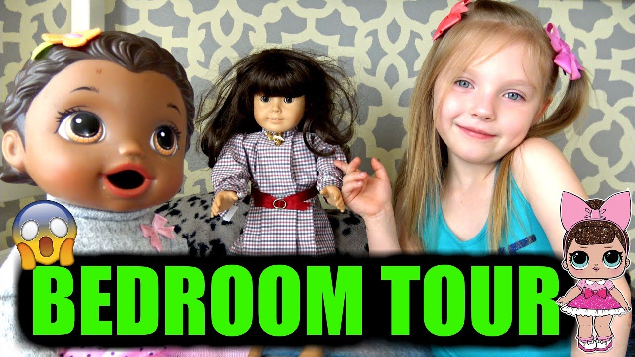 BABY ALIVE gives a ROOM TOUR. LOL SURPRISE. The Lilly and Mommy Show ...