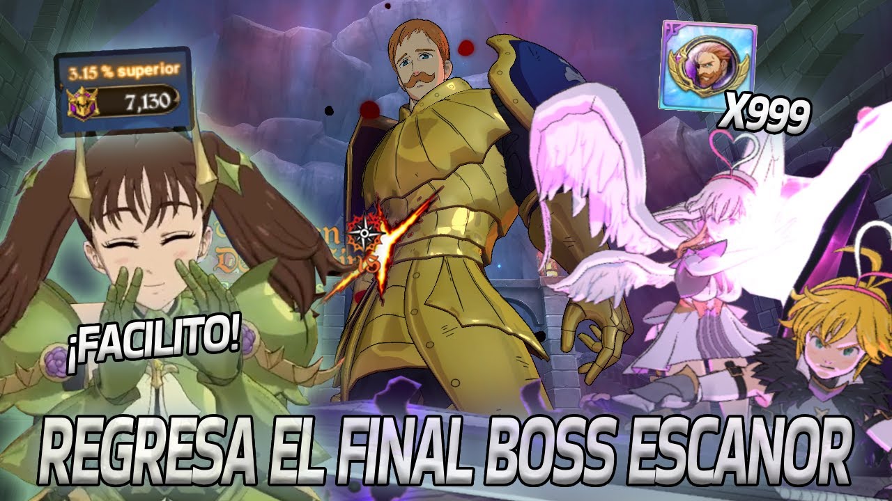 ¡ASEGURA TODAS LAS RECOMPENSAS DEL FINAL BOSS ESCANOR! | 7DS: GRAND ...