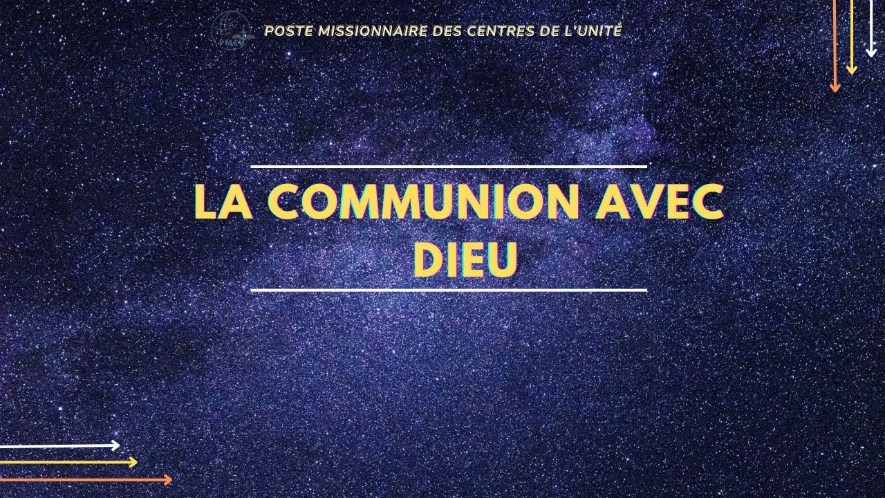 La communion avec Dieu - Apôtre MOUNE N. Robert - YouTube