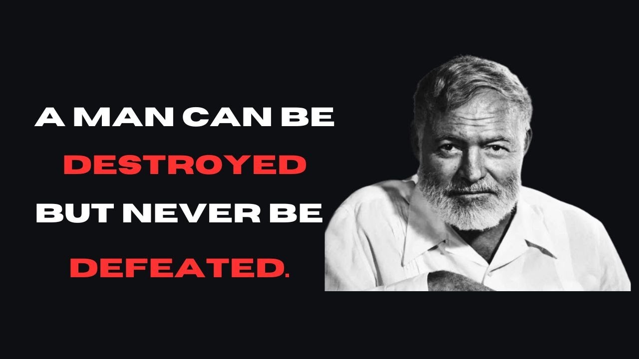 "The Wisdom of Ernest Hemingway: Lessons from His Most Famous Quotes ...