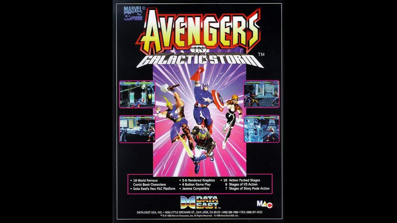 AVENGERS IN GALACTIC STROM 1CC MAME - YouTube