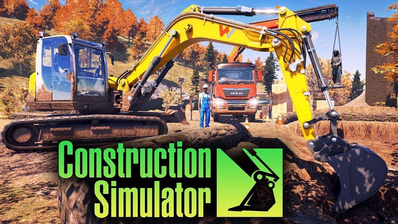 construction simulator - YouTube