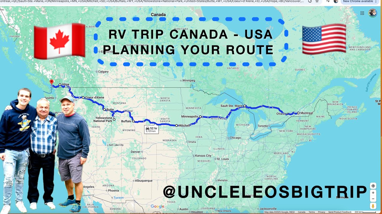 Planning Our Epic Cross-Country RV Trip | Canada to USA Road Adventure ...