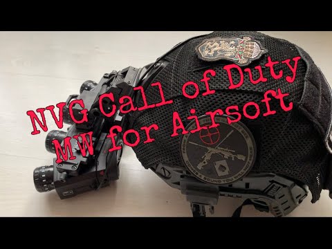 My Night vision goggles Call of Duty MW for airsoft test - YouTube