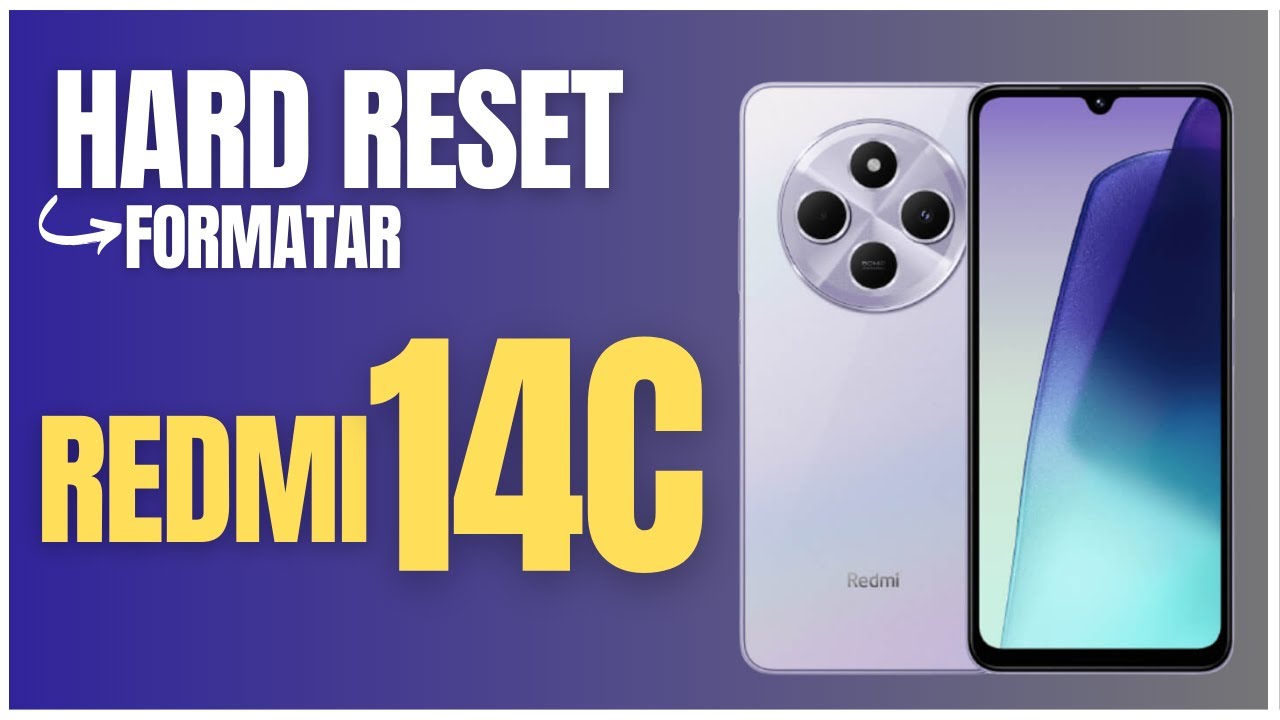COMO FORMATAR ( Hard Reset ) REDMI 14C MUITO FÁCIL PASSO A PASSO! - YouTube