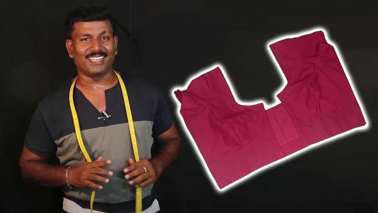 40 inch Blouse Cutting & Full Stitching with Measurements | Tailor Bro ...
