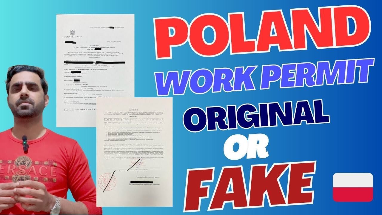 Poland work permit 2023 original or fake. - YouTube