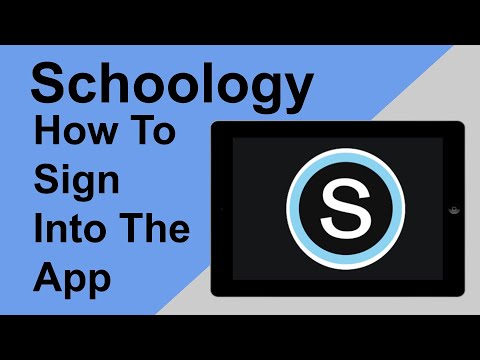 How To Sign Into The Schoology App - YouTube
