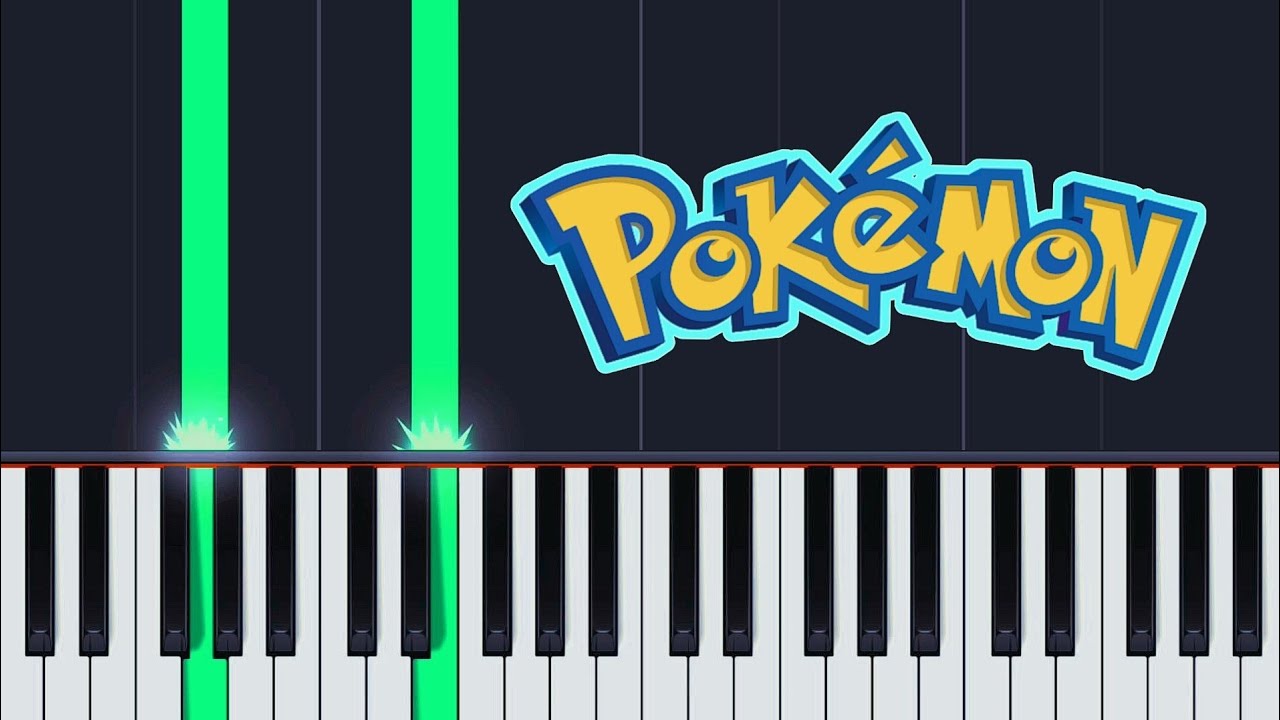 Pokémon Diamond and Pearl - Pokemon League (Day) | Piano Tutorial Easy ...