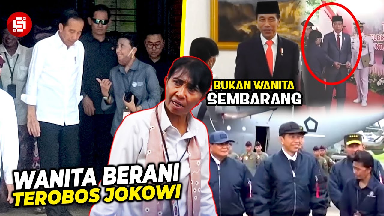 WANITA KEBAL PASPAMPRES !!! JOKOWI TAK BERKUTIK SAAT DI CEGAT !!! Siapa ...
