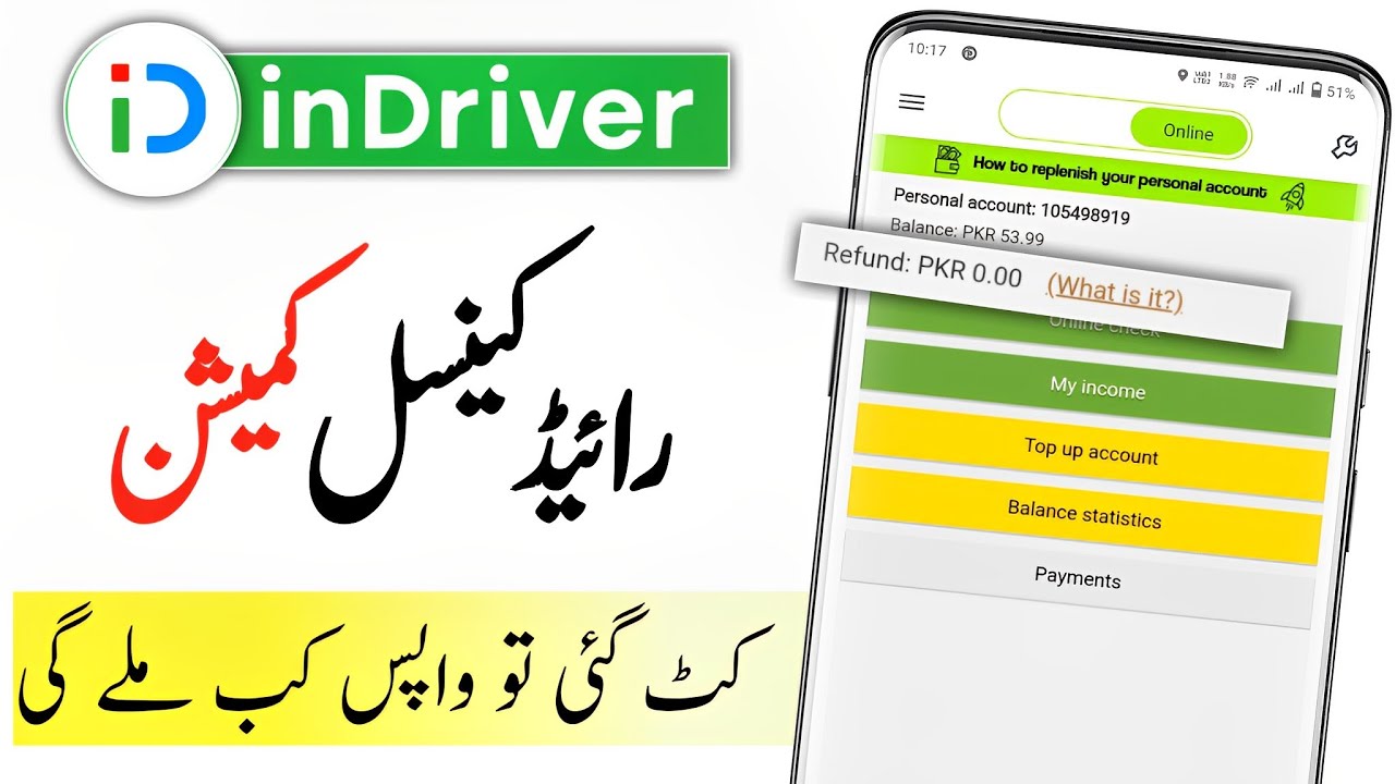 Indriver Ride Cancellation Charges | Indriver Refund Policy - YouTube