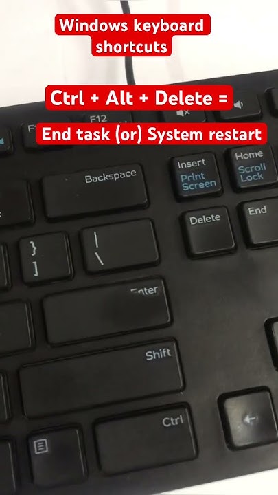 Windows Keyboard Shortcuts Ctrlaltdelete Techpandian Shorts Youtubeshorts Trending