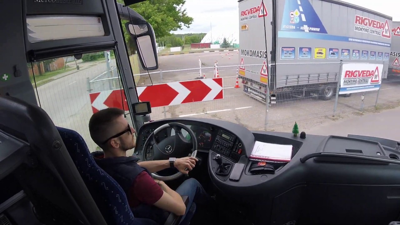 Mercedes Benz Tourismo BUS Coach driving/POV - Bus Routine - YouTube