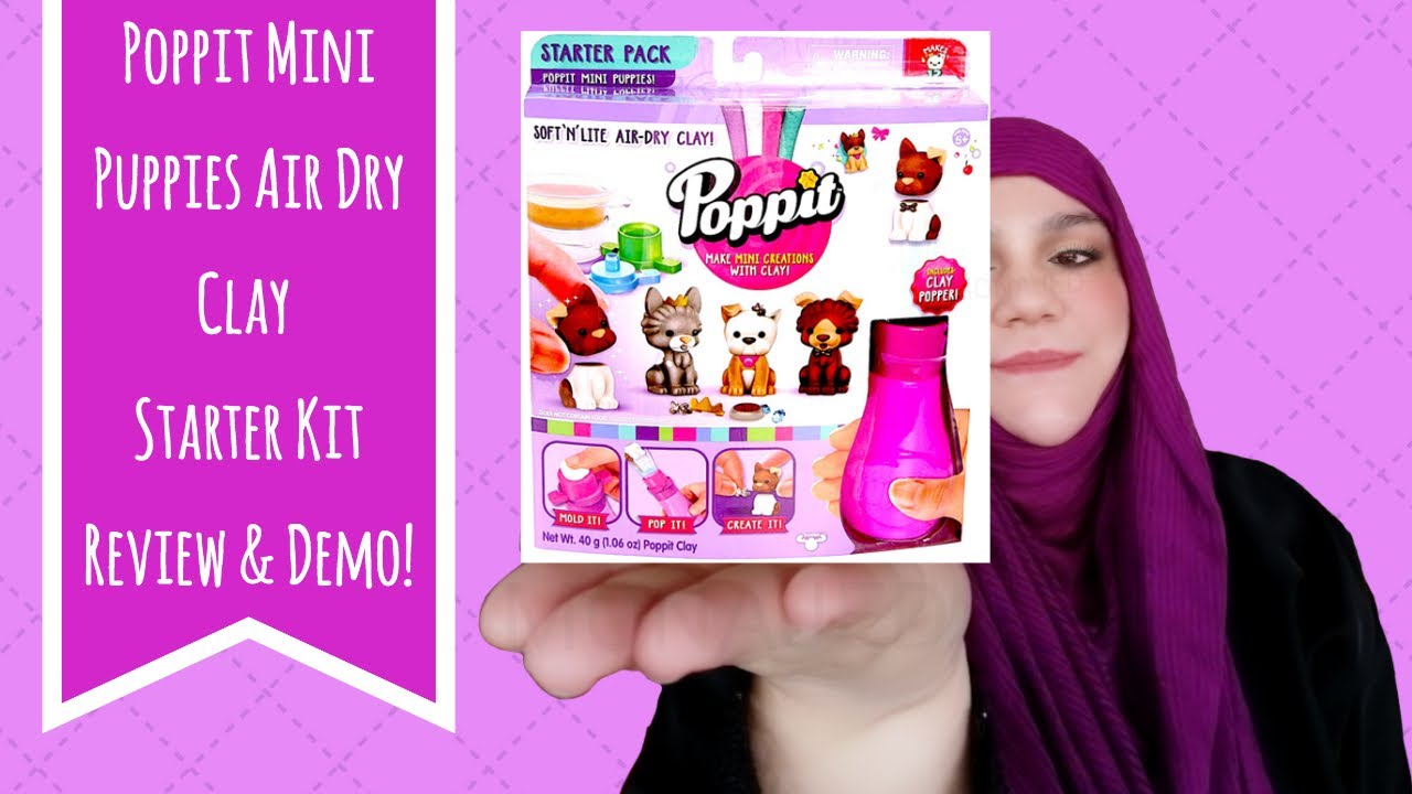 Poppit Puppies Clay Dog Do It Yourself Maker Craft Set!!! - YouTube