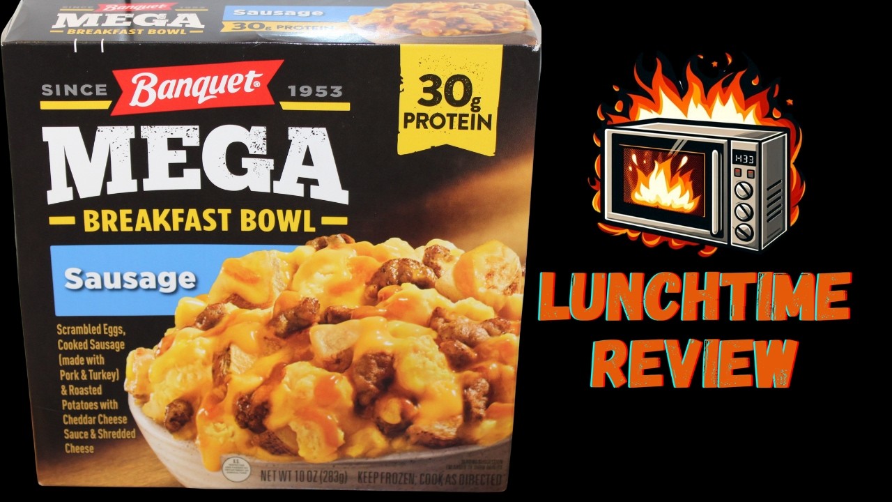 Banquet Sausage Mega Breakfast Bowl Review - YouTube