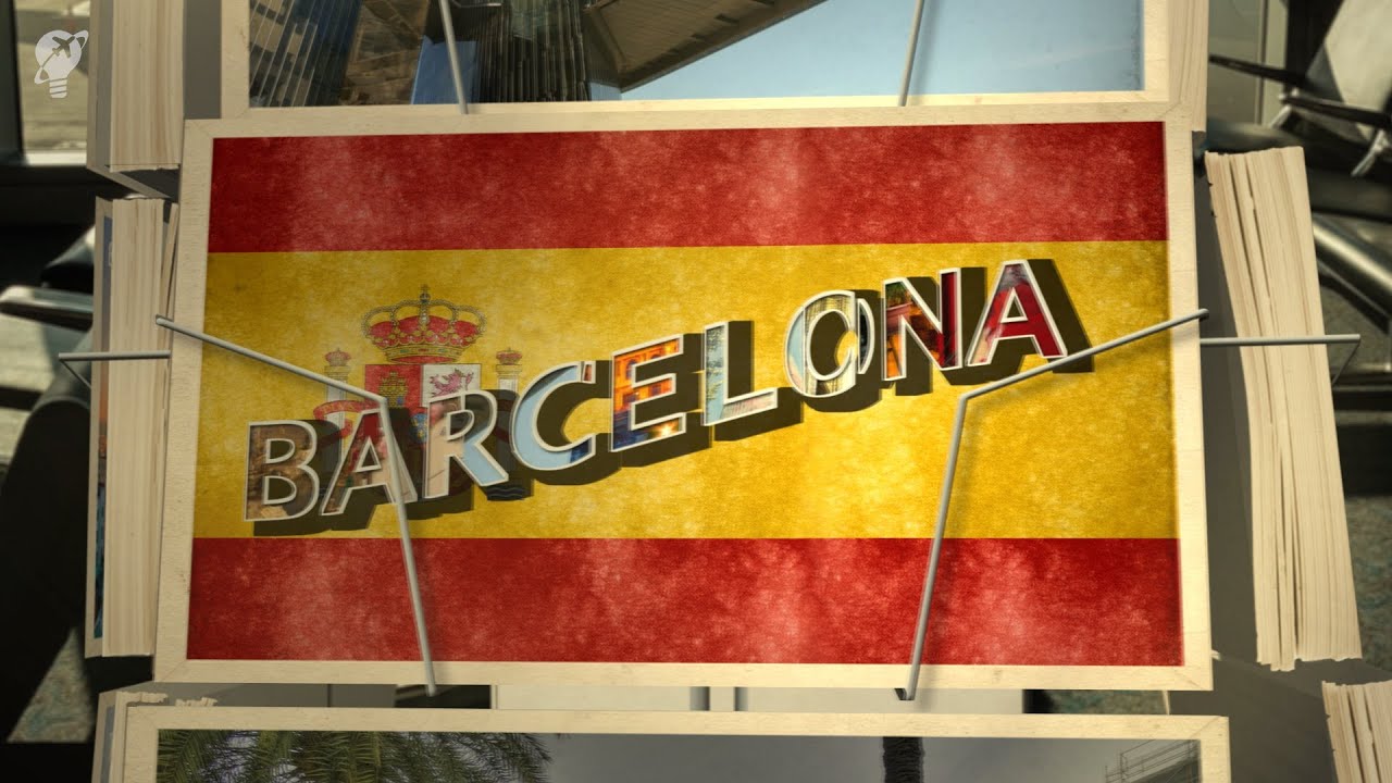 postcards Barcelona Spain - YouTube
