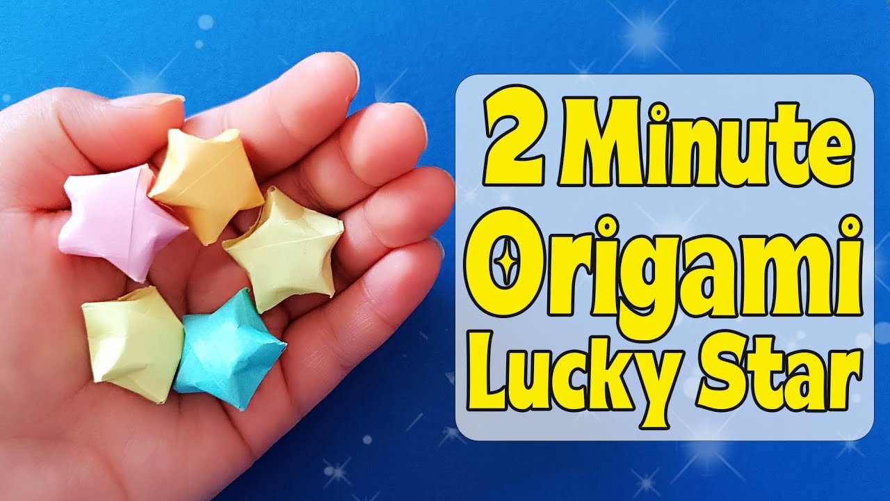 How To Make A Cute Mini Star In 2 Minute ! / Origami Lucy Star - YouTube
