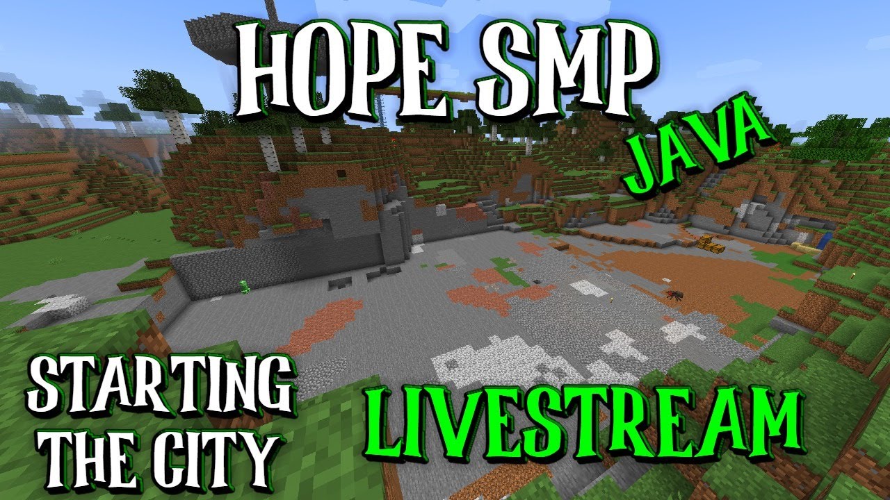 Minecraft - HOPE SMP - Starting The City - New Subscriber JAVA SMP ...