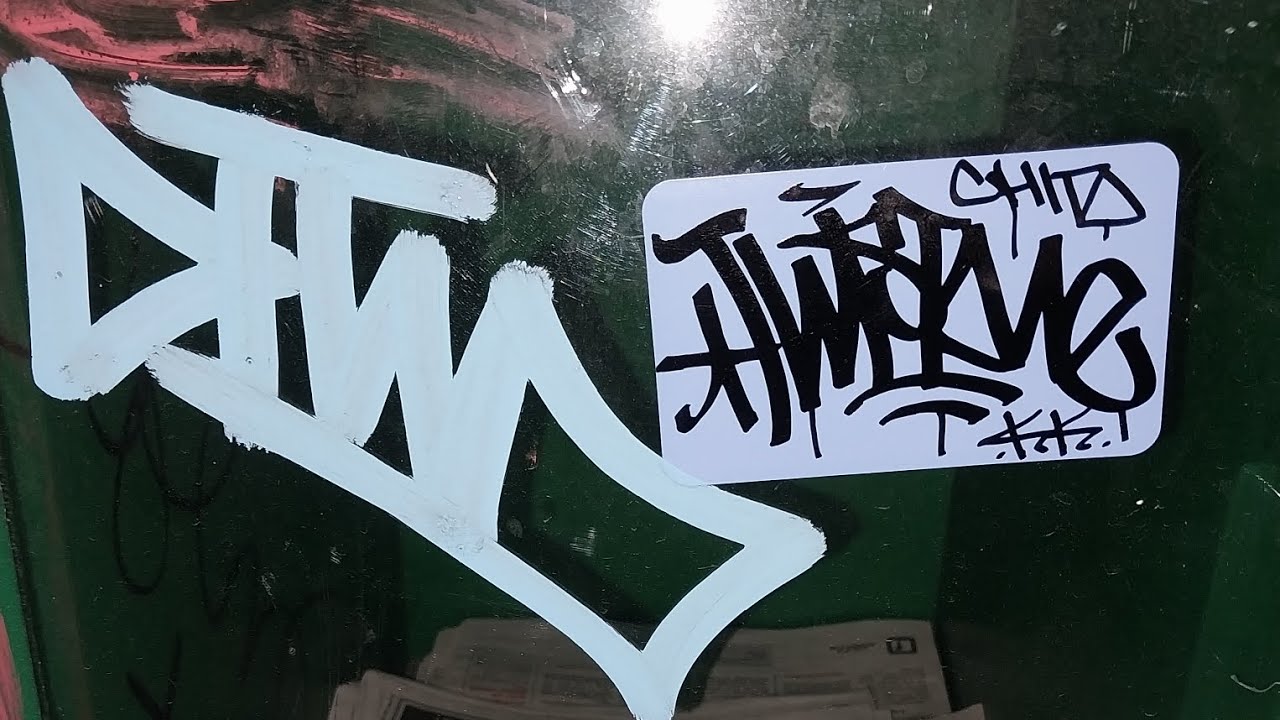 NYC GRAFFITI TAGS AND STICKERSLAPS 2024! - YouTube