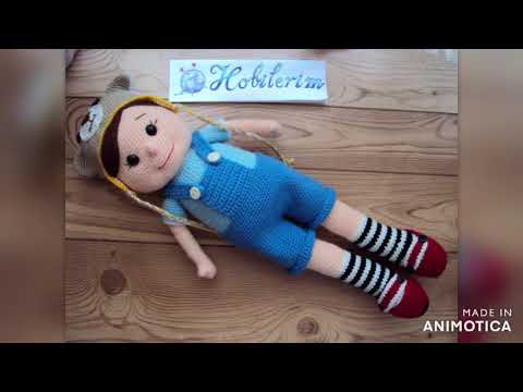 Amigurumi Şapkalı Erkek Bebek Yapımı  3.Bölüm  (saç, bere)