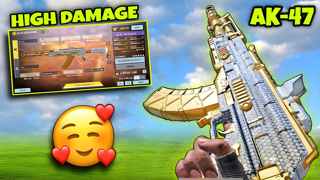 🔥 0 RECOIL in LONG RANGE + HIGH DAMAGE! 💥 BEST AK47 GUNSMITH CODM BR ...