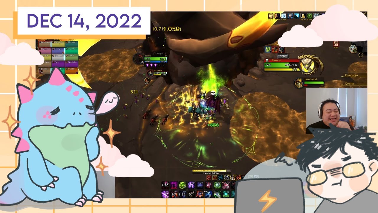 [2022 Dec 14] TFT & World of Warcraft Raids! (ft. Masayoshi, xChocobars ...