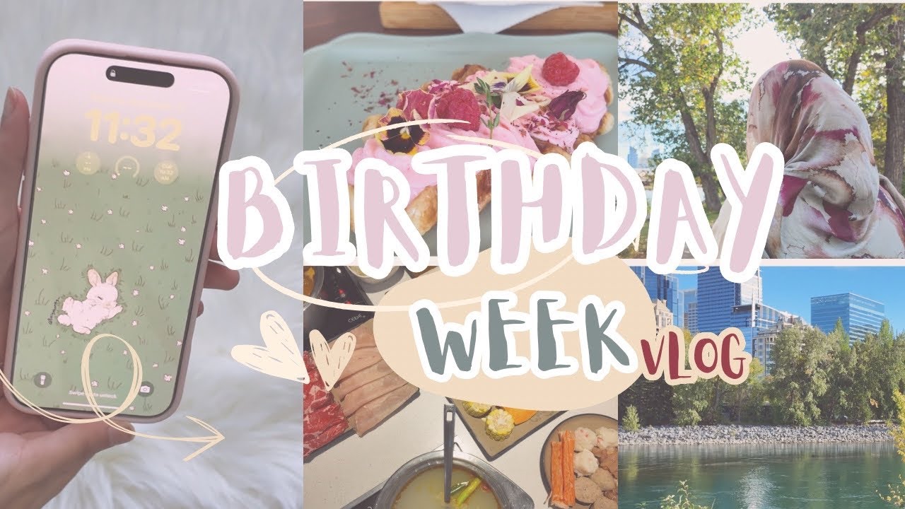 Birthday Week Vlog // Unboxing IPhone 16 Pro Max // Korean Cafe ...