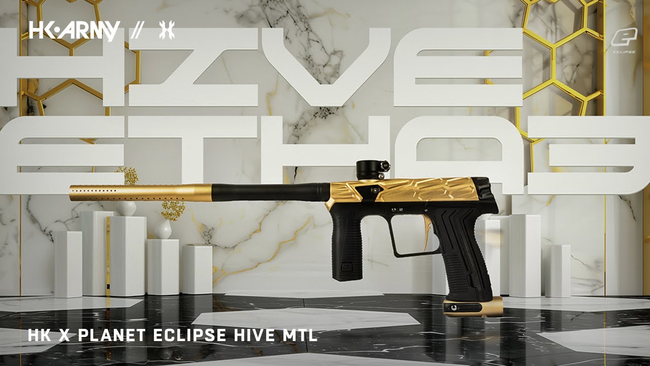 HK ETHA3 Hive Metal Body Paintball Marker x Planet Eclipse - YouTube
