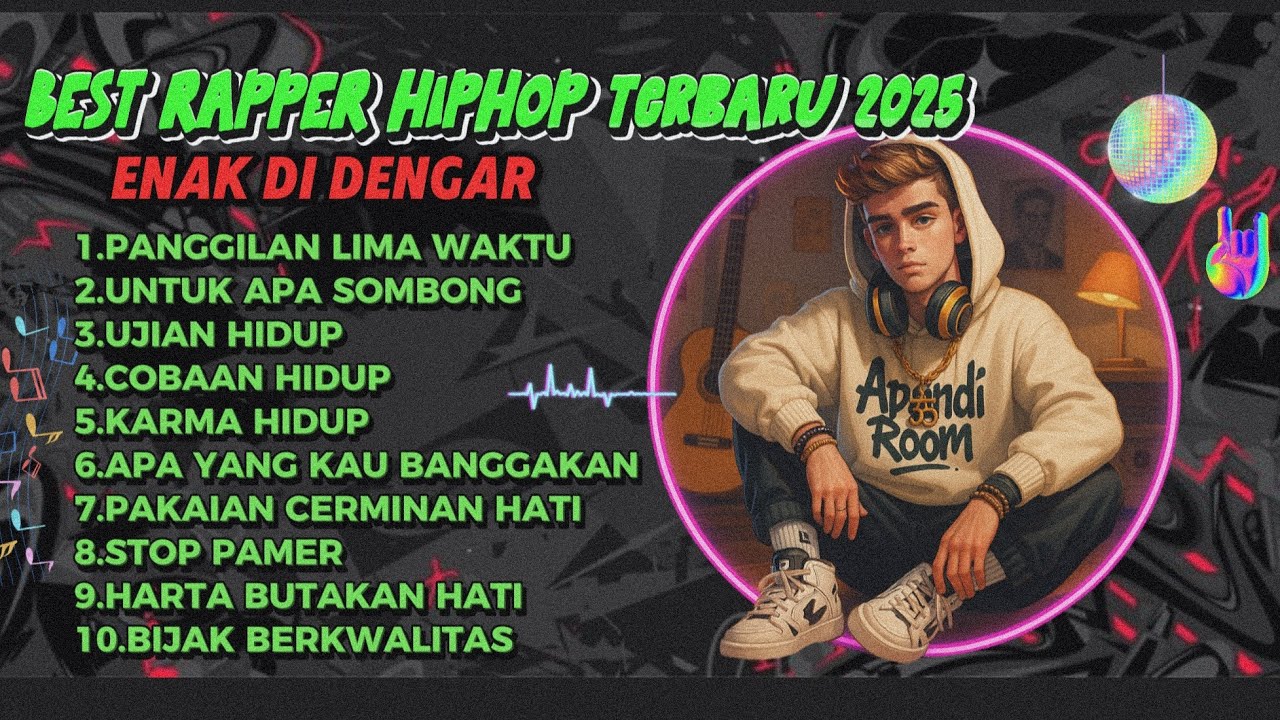 BEST RAPPER HIP HOP INDONESIA 2025🔥FULL ALBUM : PERJUANGAN | ENAK DI ...