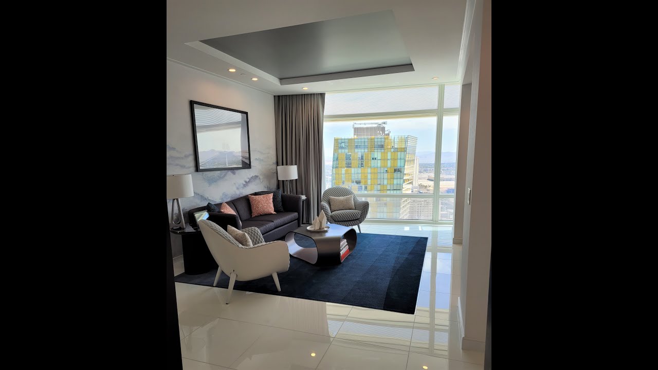 An unbelievable, baller luxury suite...Aria, Las Vegas Sky Suites One ...
