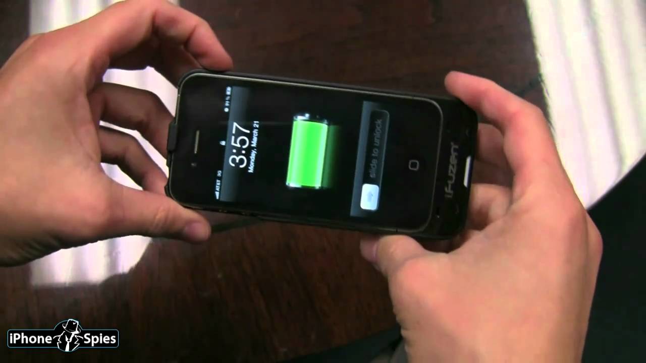 iFuzen HP-1 iPhone 4 Charger Case Unboxing Review - YouTube