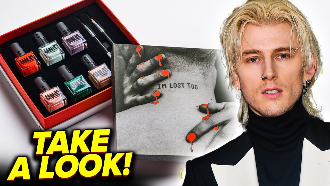 Inside Machine Gun Kelly's NAIL POLISH Brand! - YouTube