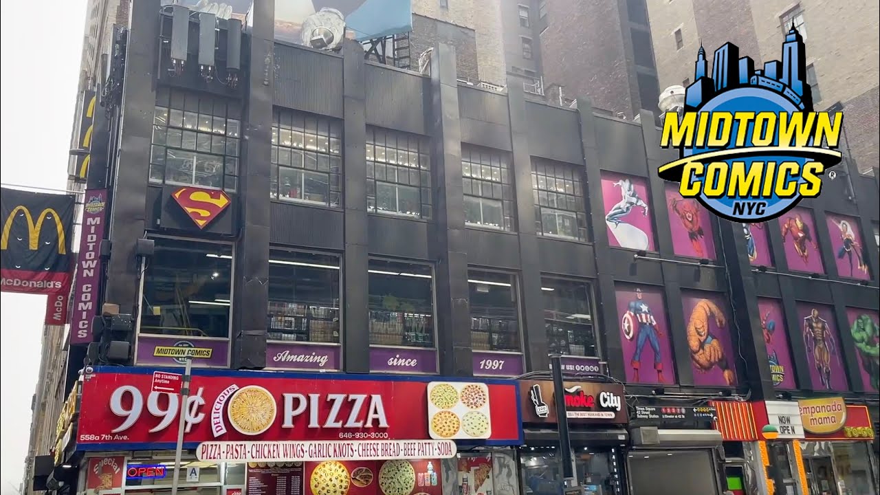 Walking Tour of MidTown Comic Times Square New York City - HD 1080p ...