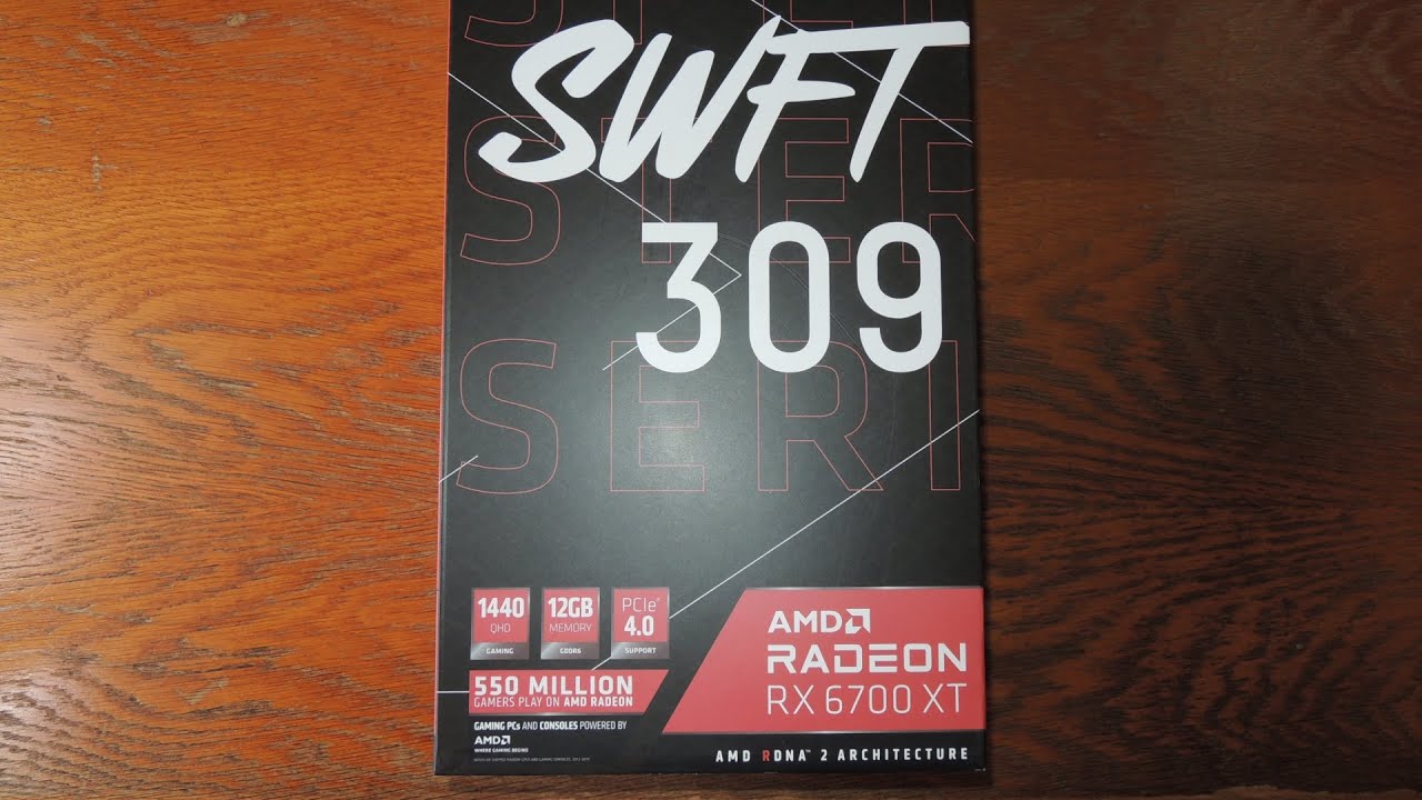 Tarjeta Gráfica XFX SWFT 309 RX 6700 XT Gaming 12GB review en español ...