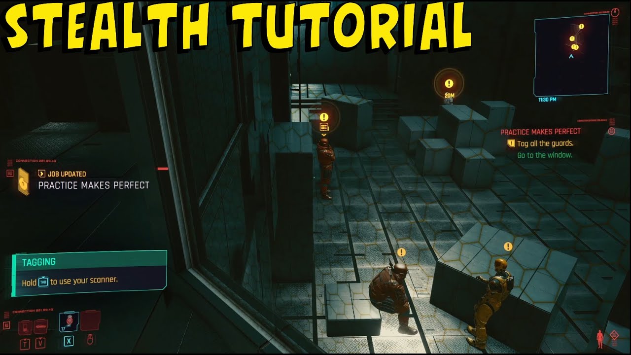 Cyberpunk 2077 Stealth Training Tutorial Full Guide - YouTube