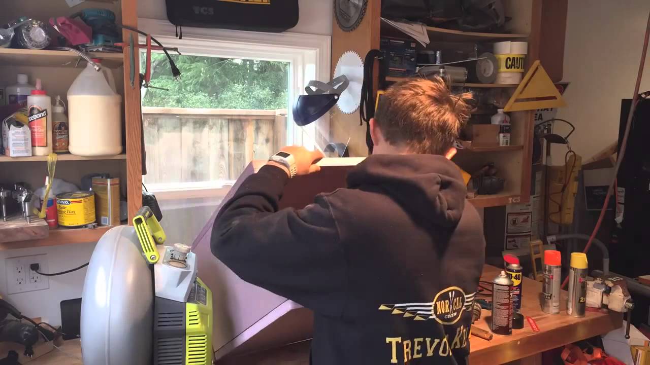 How to build a Air Compressor silencer - YouTube